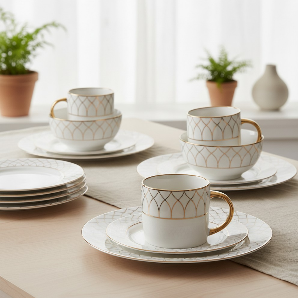16PCS CERAMIC DINNER SET – Suguna – Sri Lanka